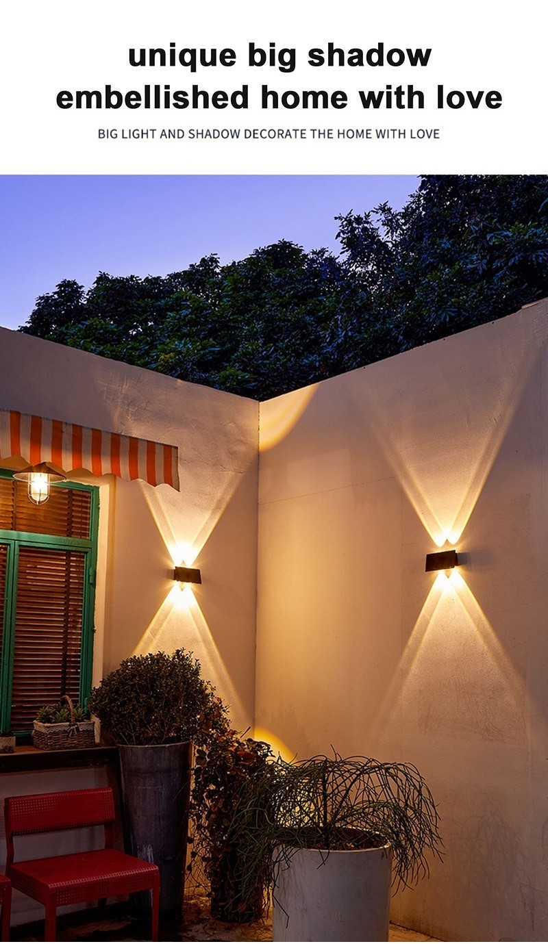 Ligyetor Solar Light Outdoor Lighting Garden Wall Lamp for Solar Led ...