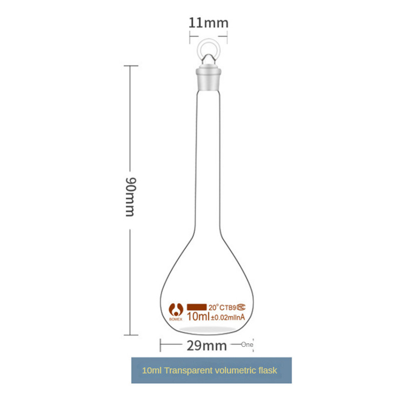 Volumetric Flask Transparent Brown Glass Volumetric Flask 5-1000ml Long ...