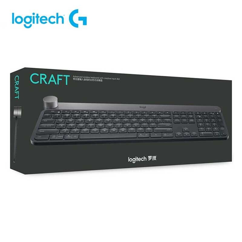 Logitech Craft Wireless Bluetooth Keyboard Intelligent Control Knob ...