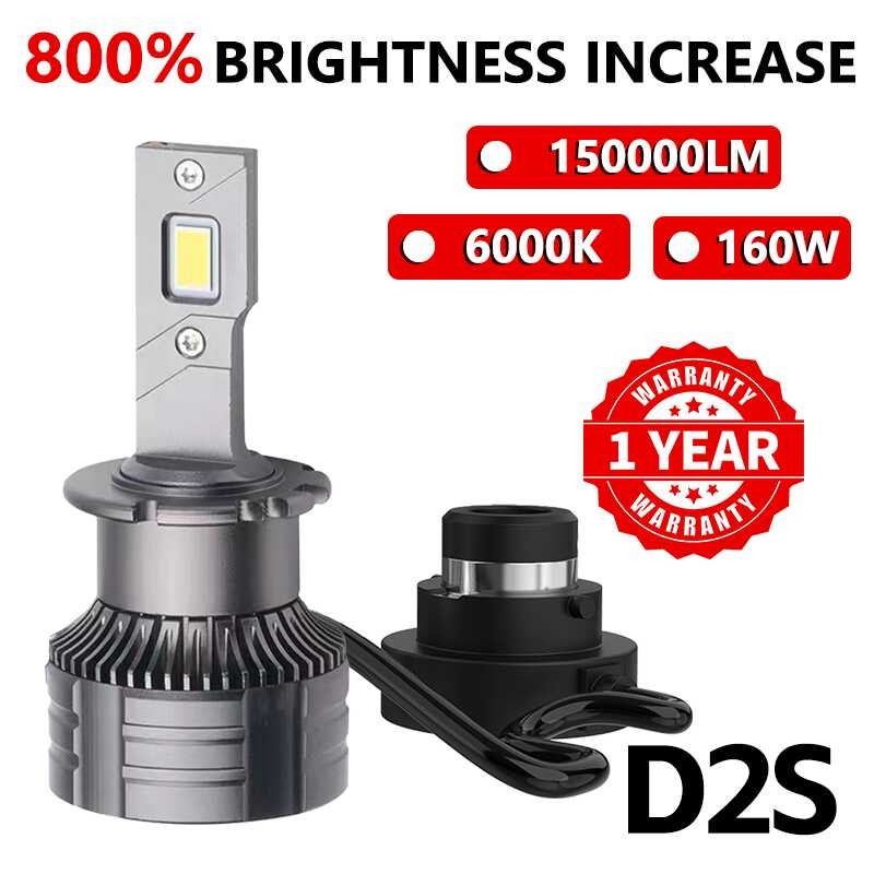 D2s LED Car Headlights No Error D1s D3s D4s D5s D8s Bulbs 150000Lm160w ...