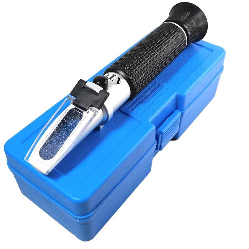 Aquarium Saity Refractometer with ATC Function,Saltwater Test Kit for ...