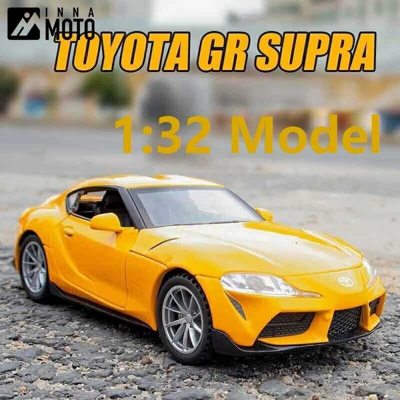 1/32 Toyota GR SUPRA Diecast Alloy Car Model High Simulation Metal Toy ...