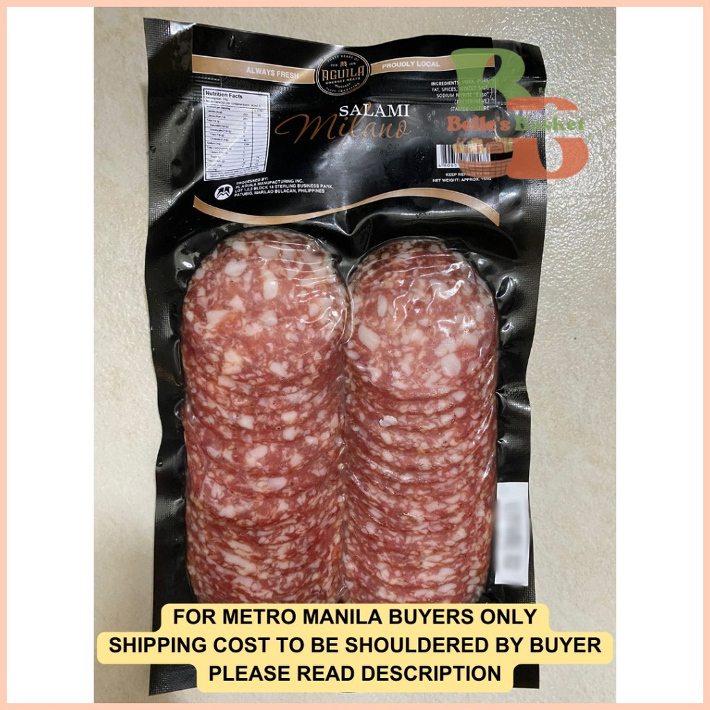 ♒ ♝ Aguila Salami Milano 150g (for metro manila buyers only / shipping ...