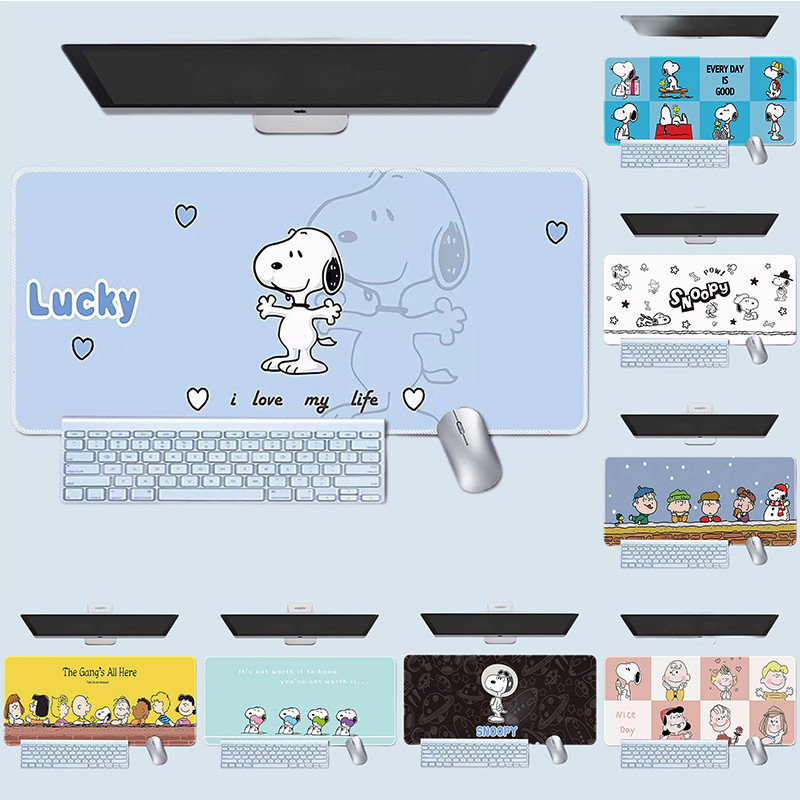 Snoopy Mousepad Large Mouse Pad Gamer Keyboard Mouse Mats Carpet Anti ...