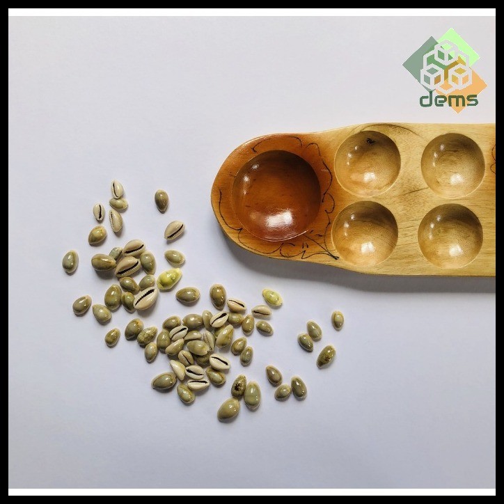 ⊞ ㍿ SUNGKA MANCALA WOODEN BOARD GAME WITH FREE SIGAY SHELL HIGH QUALITY ...