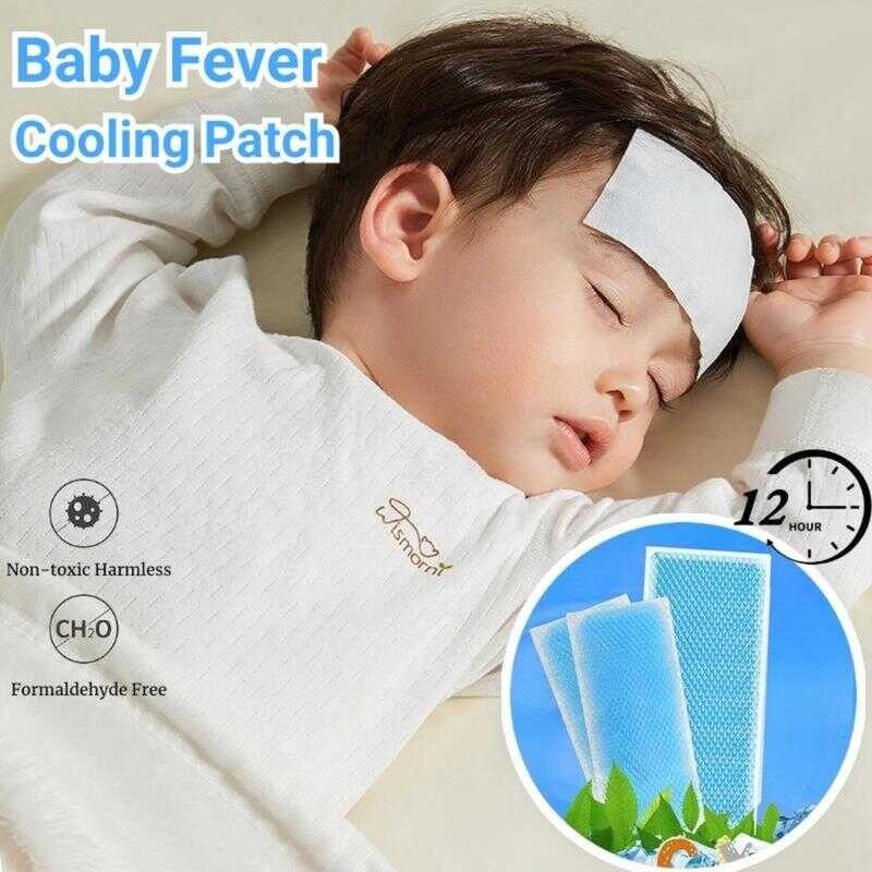 20 Pieces Baby Summer Physical Cooling Ice Cool Fever Patch Fruit ...