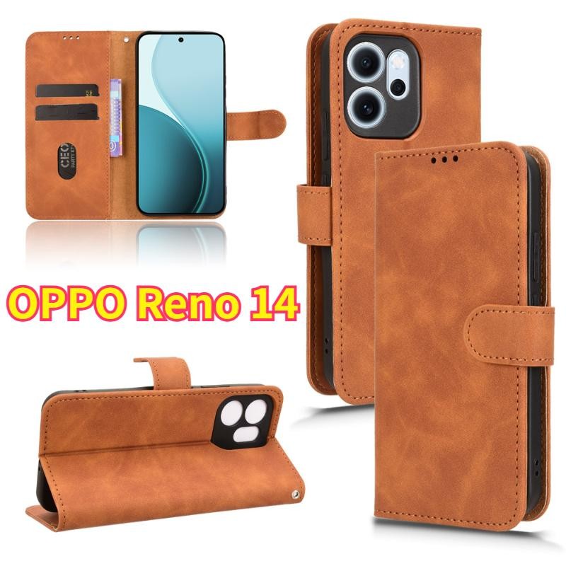 Flip Leather Casing For OPPO Reno14 14F Reno14Pro OPP Reno 14F 14Pro ...