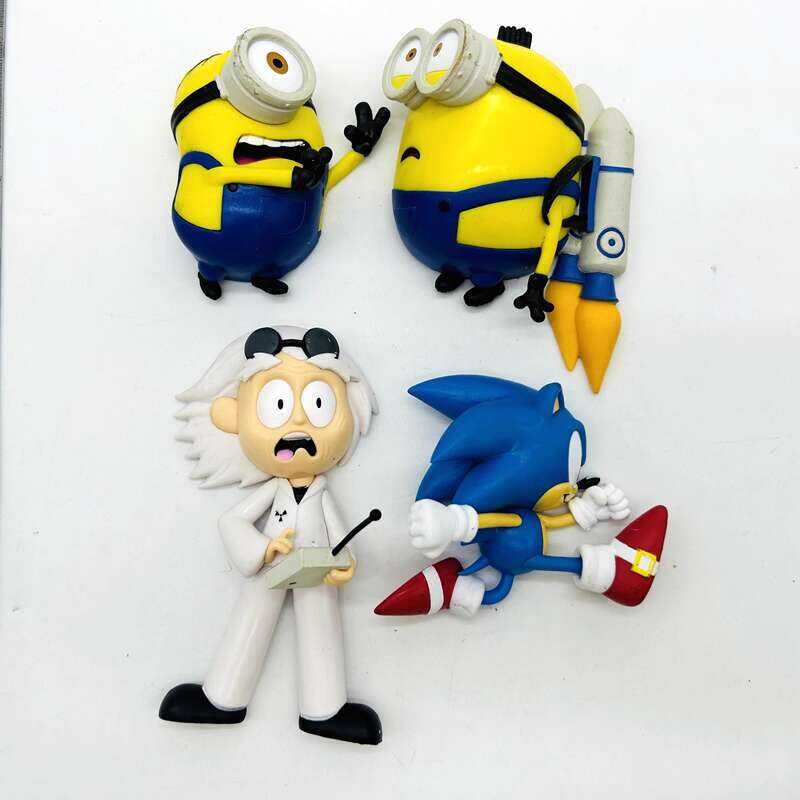 Official Sonic The Hedgehog Minion Half-Figures Solid Model Ornaments ...