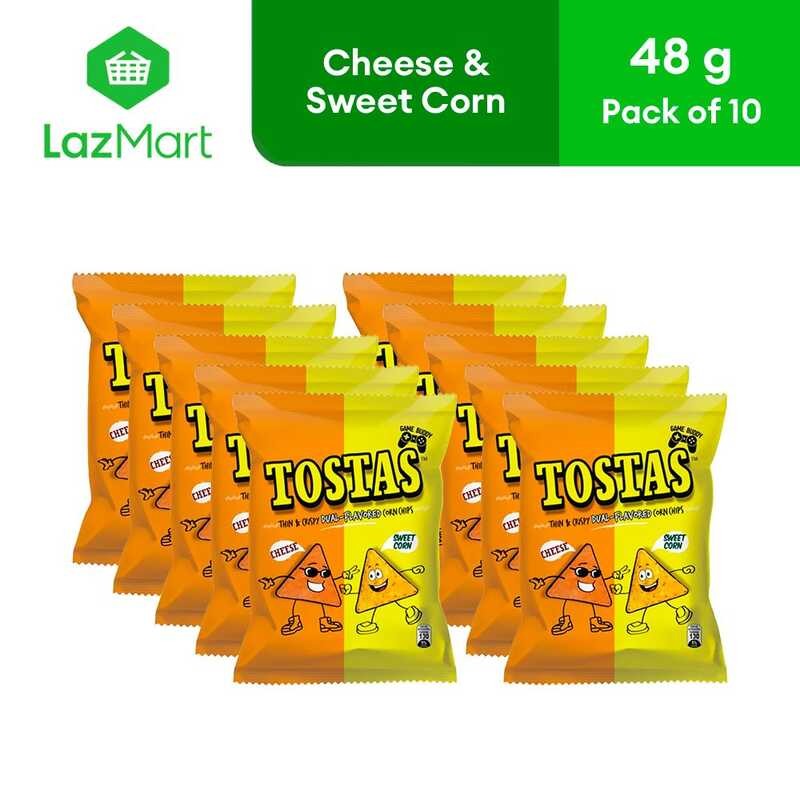 Tostas Cheese & Sweet Corn 48G - Pack Of 10 lyt | Shopee Philippines