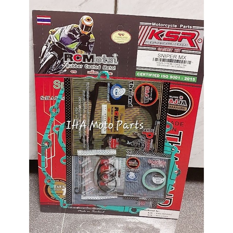 Overhauling Gasket "Sniper 135 Classic,Sniper 135 MX" Sajja Thailand ...