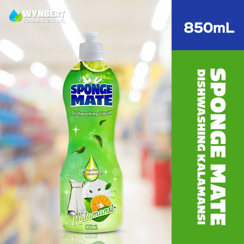 SPONGE MATE Ultra Dishwasing Liquid Kalamansi - BIGGEST 850Ml Sexy ...