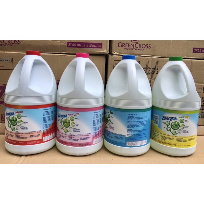 Zonrox Fresh / Zonrox Floral / Zonrox Lemon (Gallon) / Color Safe ...