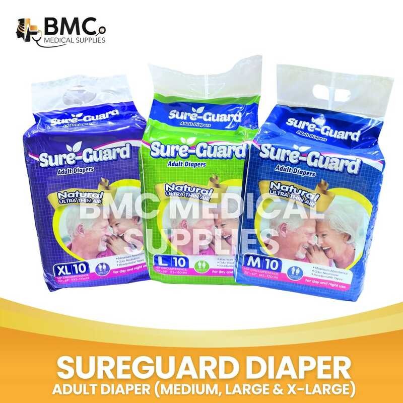 Adult Diaper Tape Type (Sureguard) 10Pcs Per Pack 4B1 | Shopee Philippines
