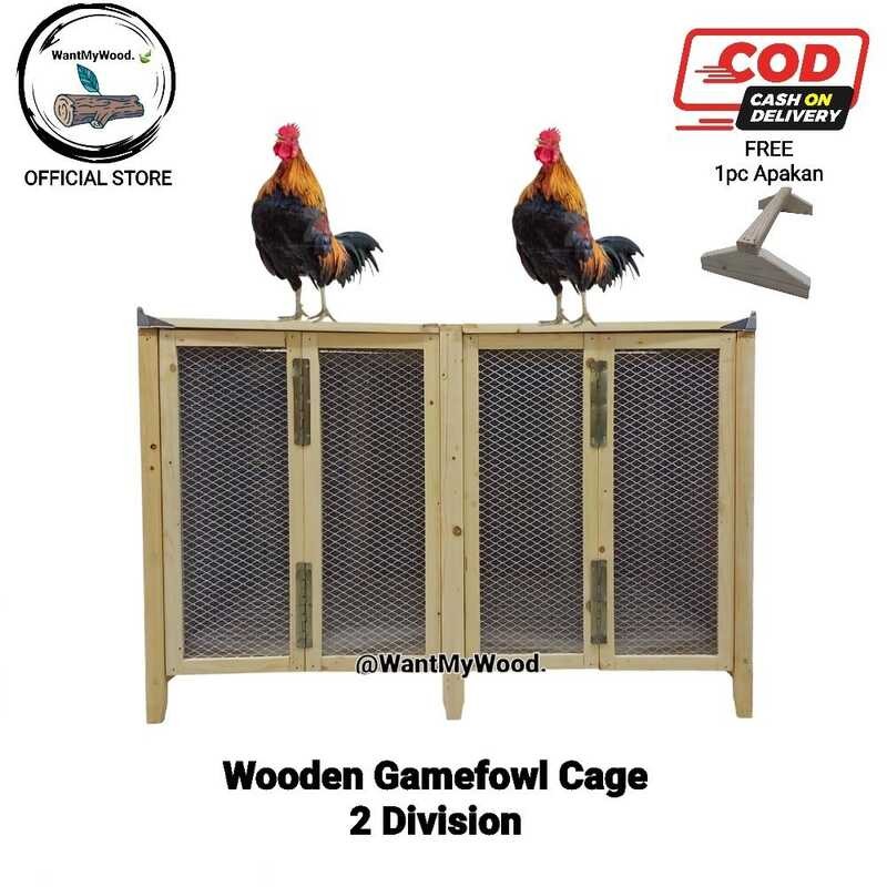 WOODEN Cage/Derby CAGE FOR SABONG (Double) FOLDABLE Rete | Shopee ...