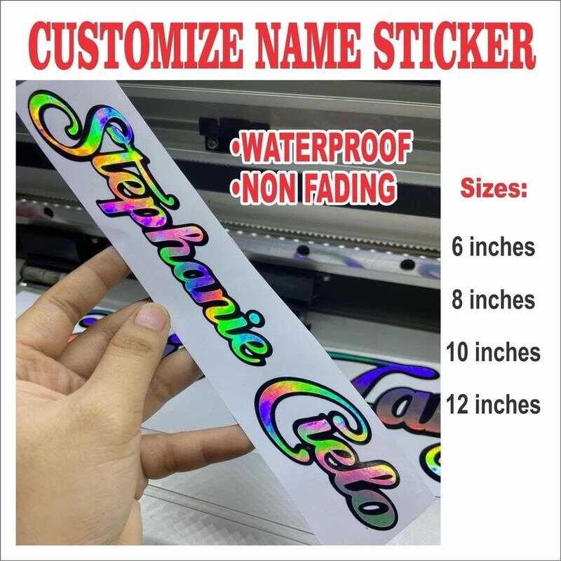 Customized Name Cut Out Vinyl Sticker A66 | Shopee Philippines