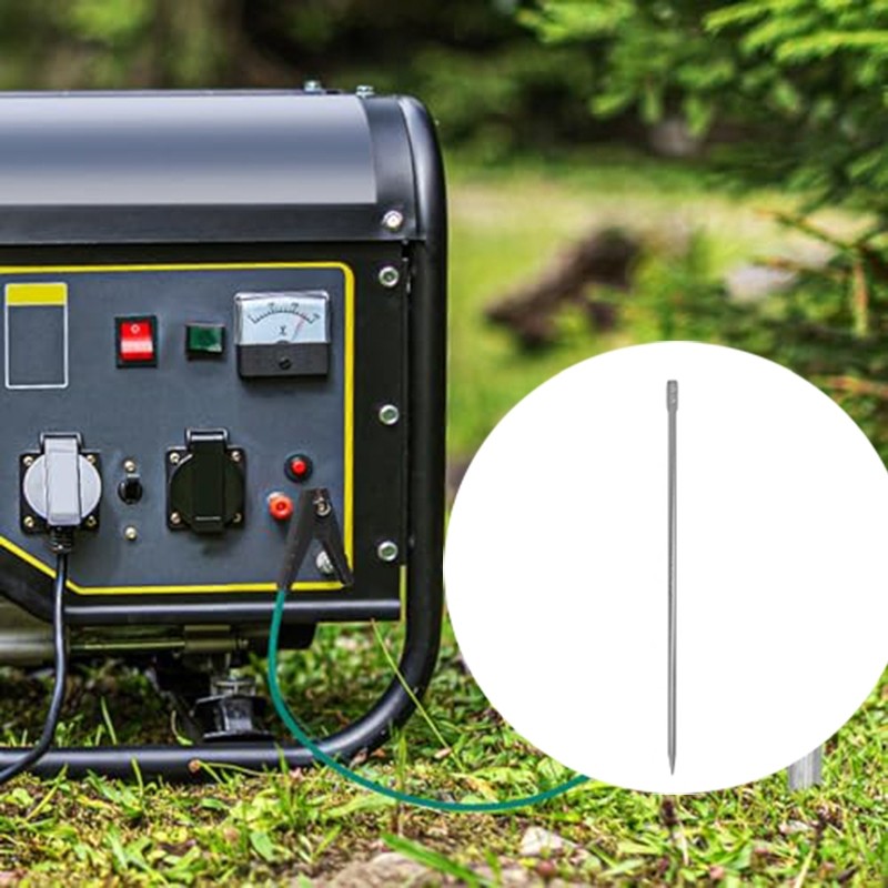 Grounding Rod Grounding Electrode Iron Made Galvanized Earthing Rod for ...