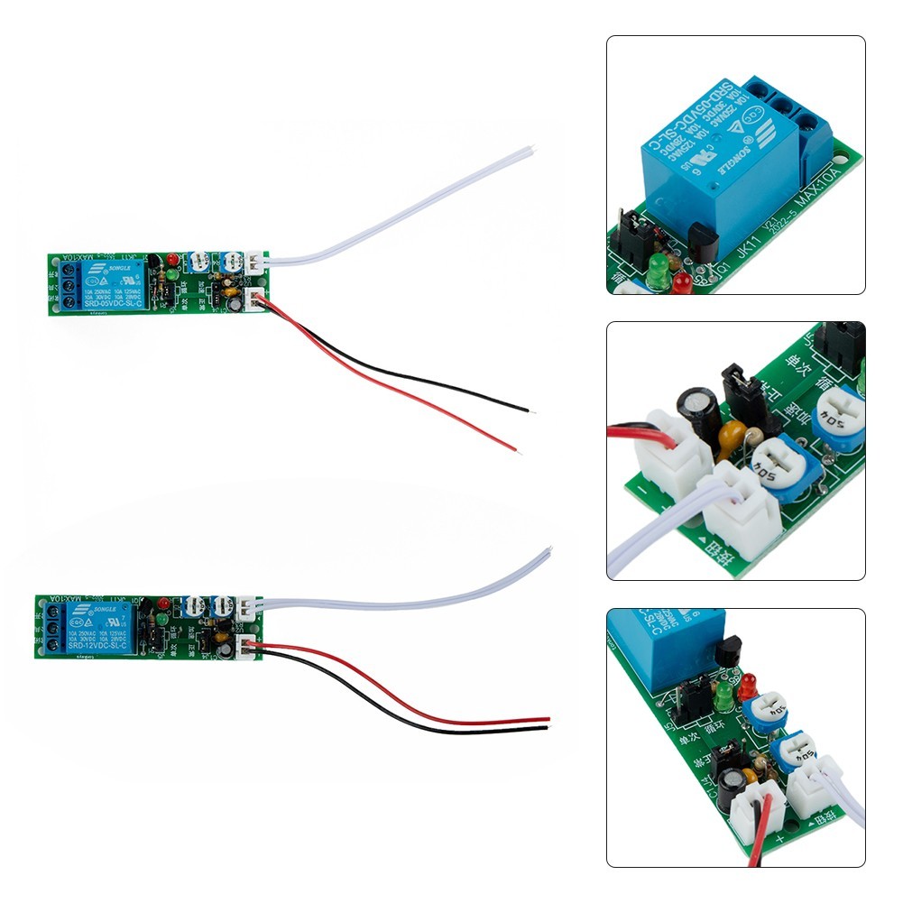 [COD] 5V 12V 24V Infinite Cycle Delay Time Timer Relay Turn ON OFF ...