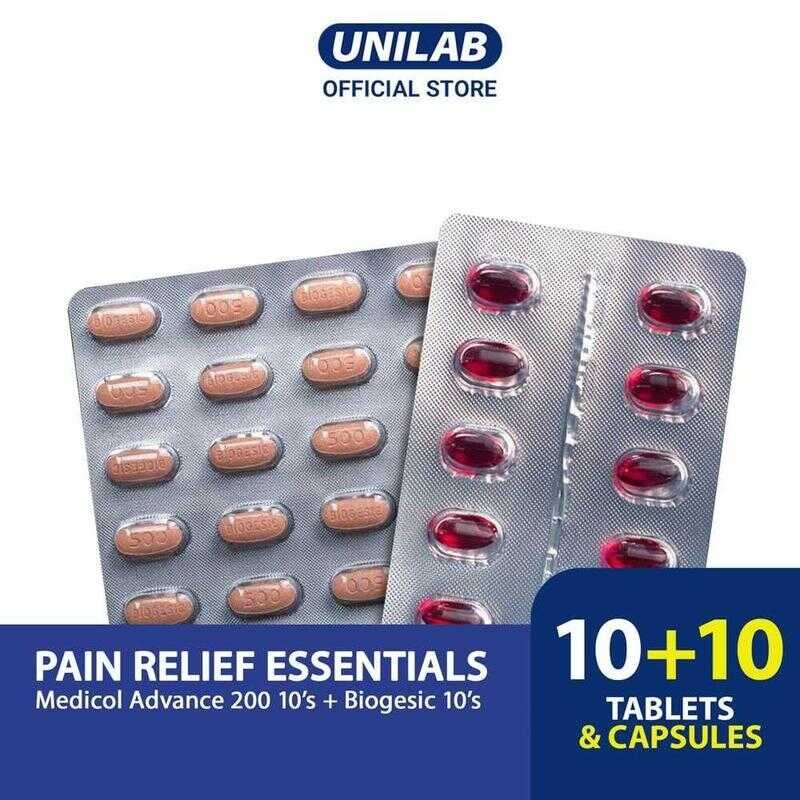 Pain Relief Essentials (Medicol Advance 200Mg 10S + Biogesic 20S ...