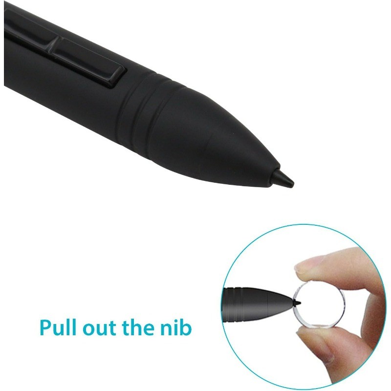 Huion P80 Rechargeable Digital Pen Stylus for Graphics Drawing Tablet ...