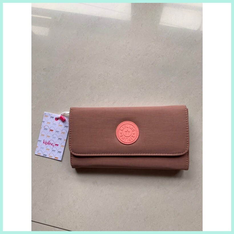 Kipling long Wallet original quality magnetic fabric wallet multi card ...
