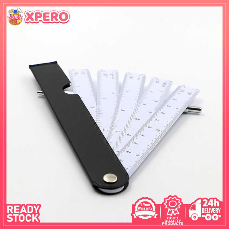 Scale Ruler Plastic Fan Shaped Folding Portable Drafting Tool For ...