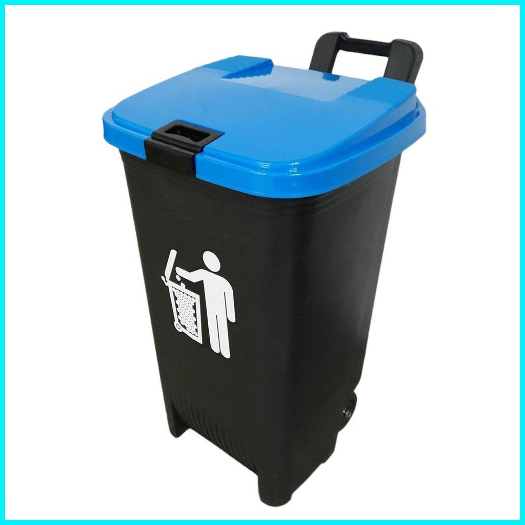 80L TRASHCAN/BASURAHAN with Wheels and Lock. OROCAN #2100 (2PCS. MAX ...