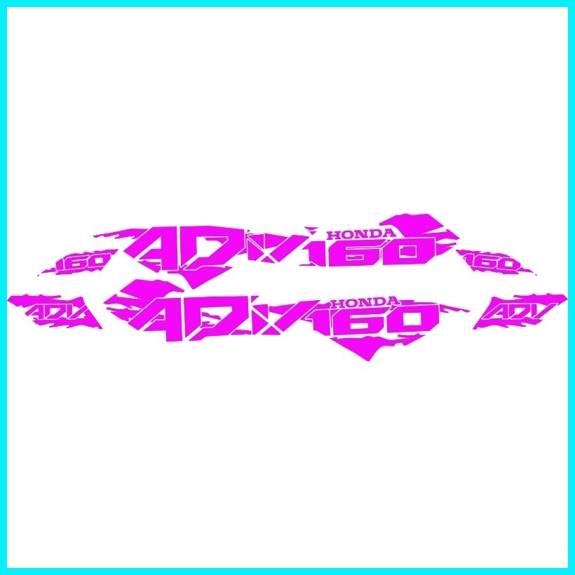 ADV 160 CUT OUT DECALS WE ACCEPT COMBI NATION COLOR | Shopee Philippines
