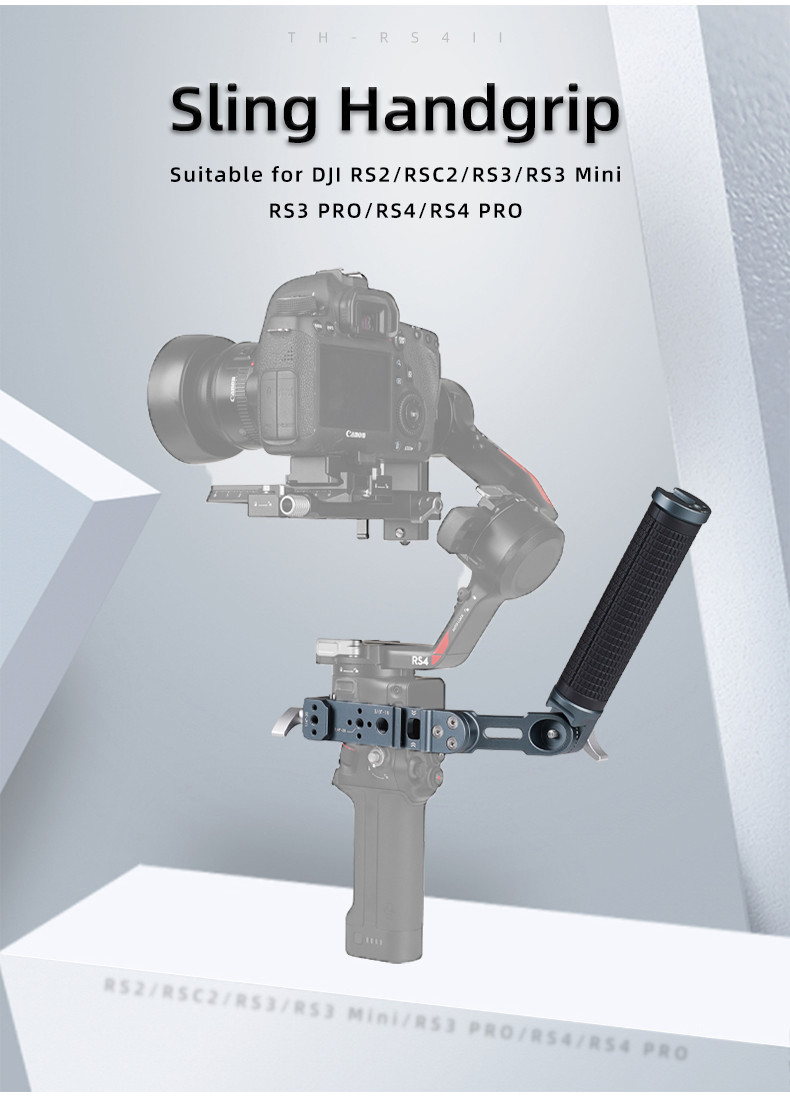 NovelGoal Adjustable Sling Handgrip Gimbal Sling Handle for for DJI Ronin RS2/RS3/RS4/RS4 PRO ...