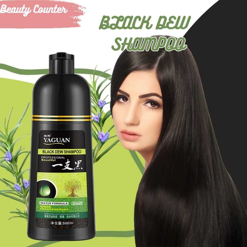Standard Dew Shampoo Herbal Dark Hair shampoo Effective White Hair root ...