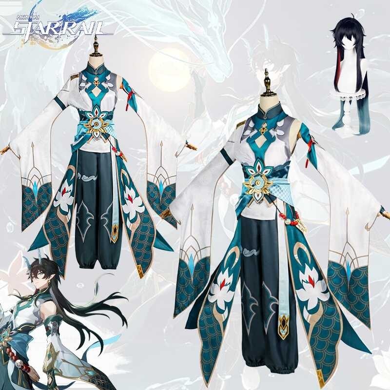 Game Honkai Star Rail Yinyue Jun Cosplay Lmbibitor Lunae Costume Wig ...
