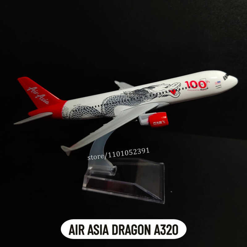 Scale 1:400 Metal Aviation - Asia Dragon A320 Air Aircraft Model ...