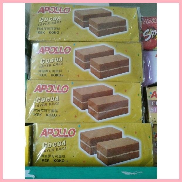 ☂ Apollo LAYER CAKE(Blueberry,Chocolate,Pandan,Strawberry) | Shopee ...