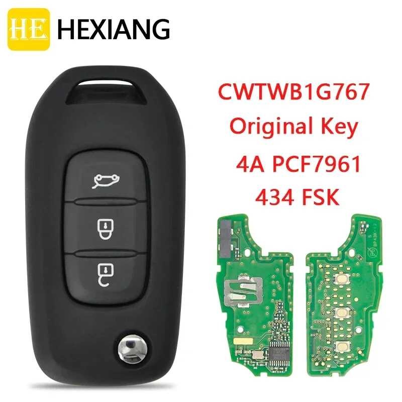 HE Xiang Car Remote Key For Renault Megane 3 4 Dacia Duster Capture ...