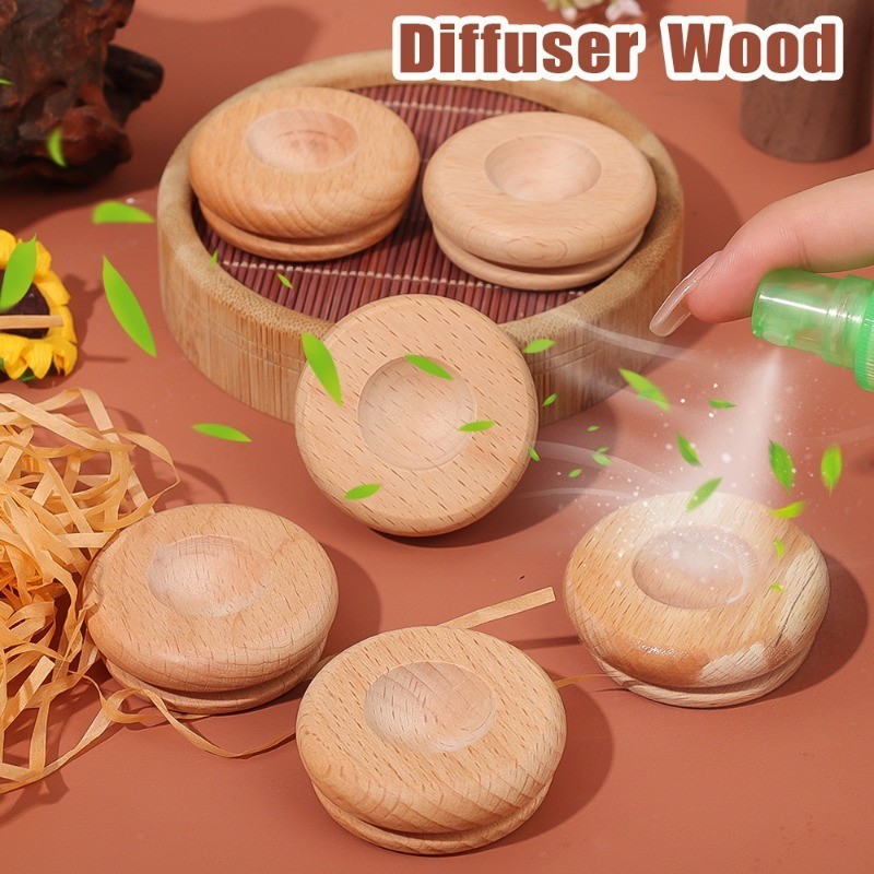 Disc Shape Perfume Container - For Home, Office, Car - Refreshing and ...