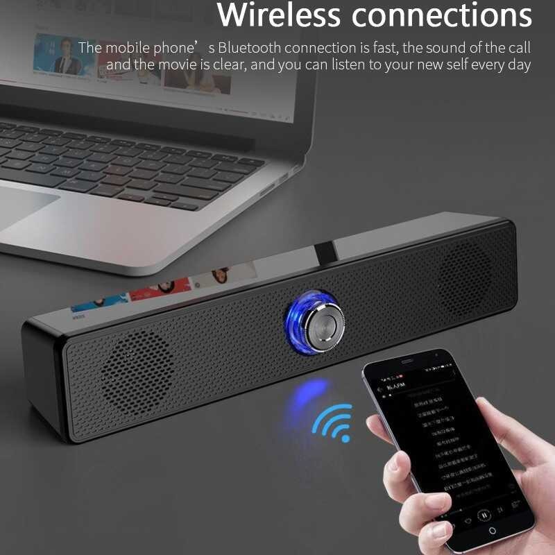 Portable Mini Soundbar para sa Computer Music Player USB Amplifier ...