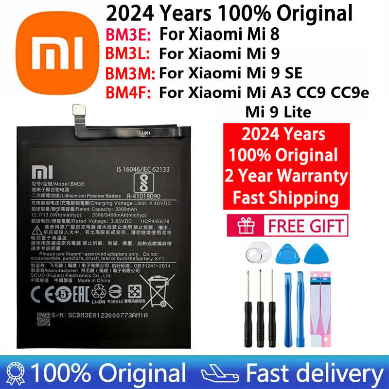 2024 Years 100% Original Battery BM3E BM3L BM3M BM4F For Xiaomi ,Mi ...