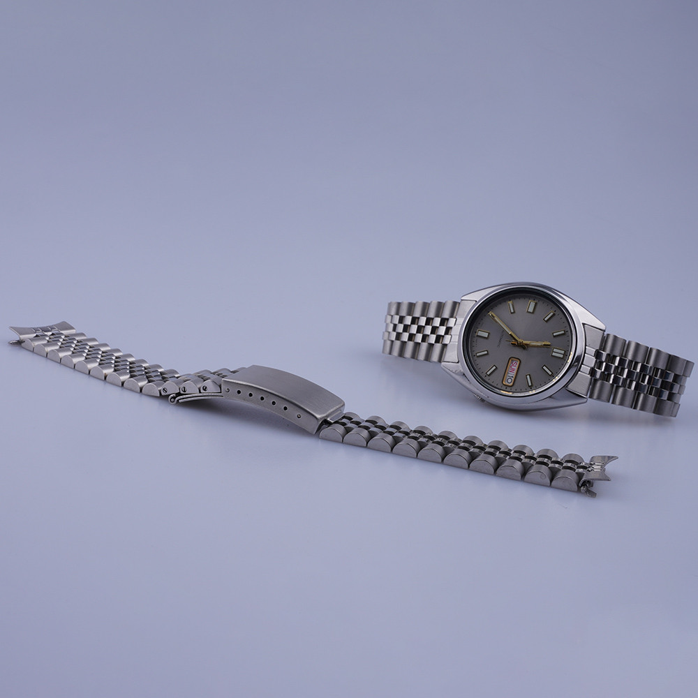 For 19mm Seiko SNXS79 75 77 SNXS80 SNXS81 SNXF05 SNXG47 Silver rolex ...