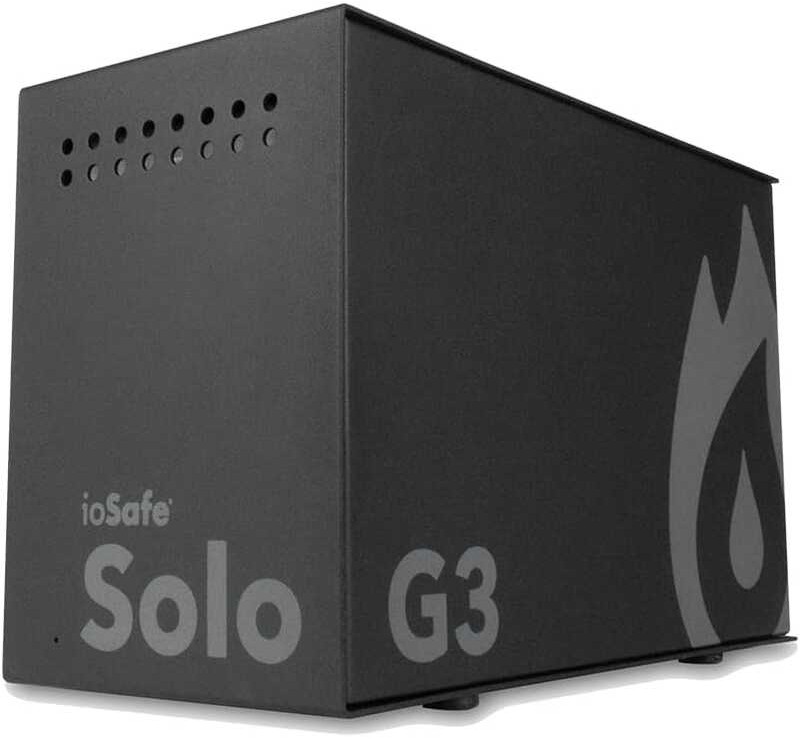 Solo G3, ioSafe 3TB Black, Fireproof\/Waterproof External Storage; USB ...