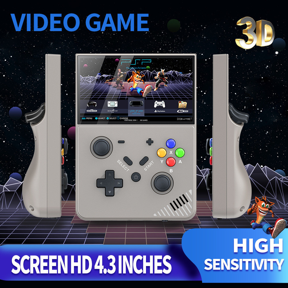 R43 M18 Pro Retro Handheld Video Game Console HD 4.3-inch LED Screen ...