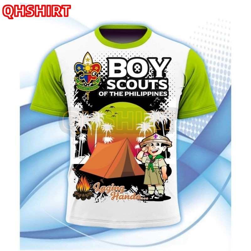 Boy Scouts Sublimation Regular T-Shirts 2024 New Summer | Shopee ...