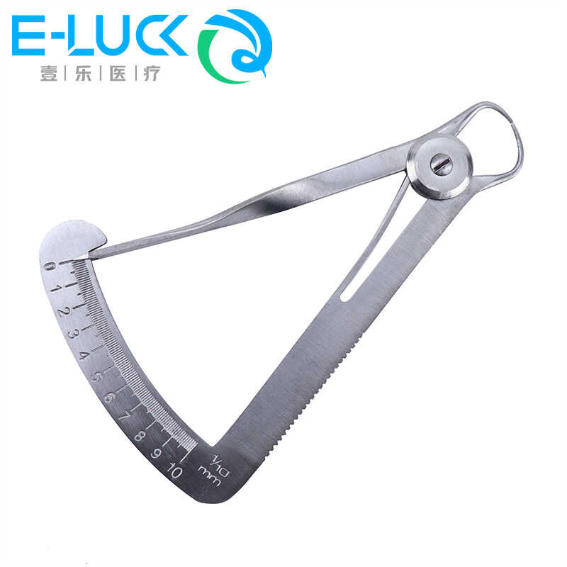 1 PC Dental Gauge Caliper Dentist Stainless Steel Thickness Measurement ...