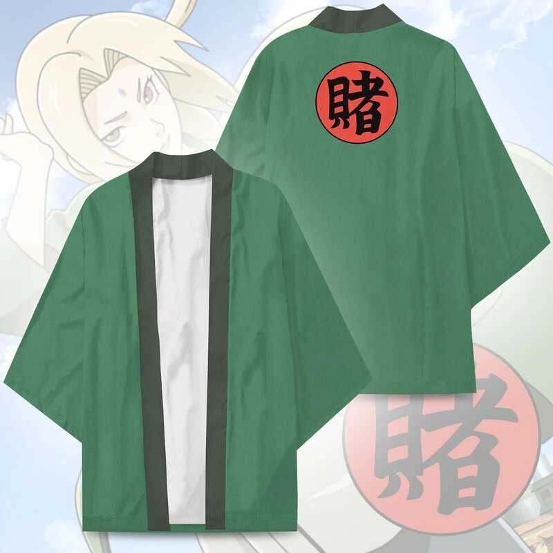 Konoha New Anime Hokage Tsunade Kimono Cosplay Costumes Haori Cloak ...