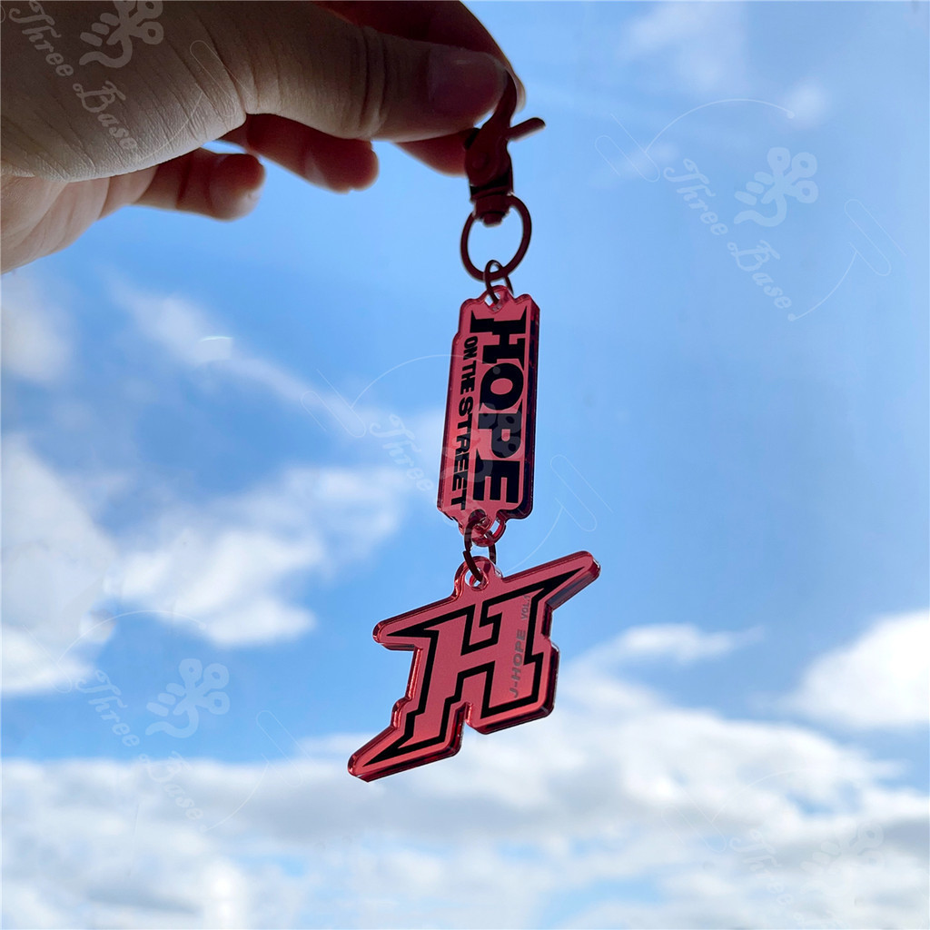 Keychain BT JIMIN MUSE JHOPE OnTheStreet JUNGKOOK GOLDEN Acrylic ...
