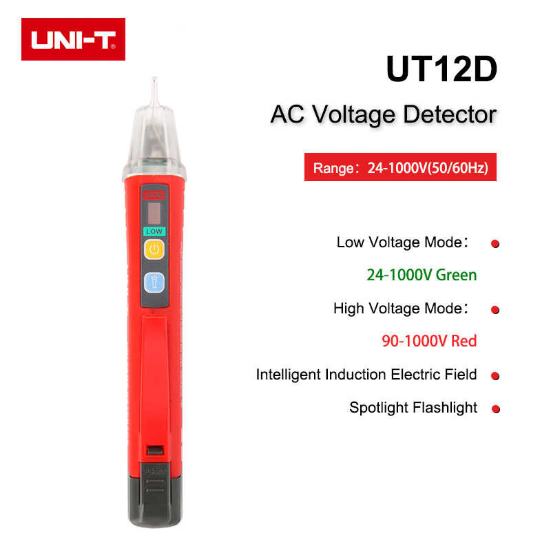 UNIT AC Voltage Detector Ut12d Ut12e Ut12m Non Contact Pencil Stick ...