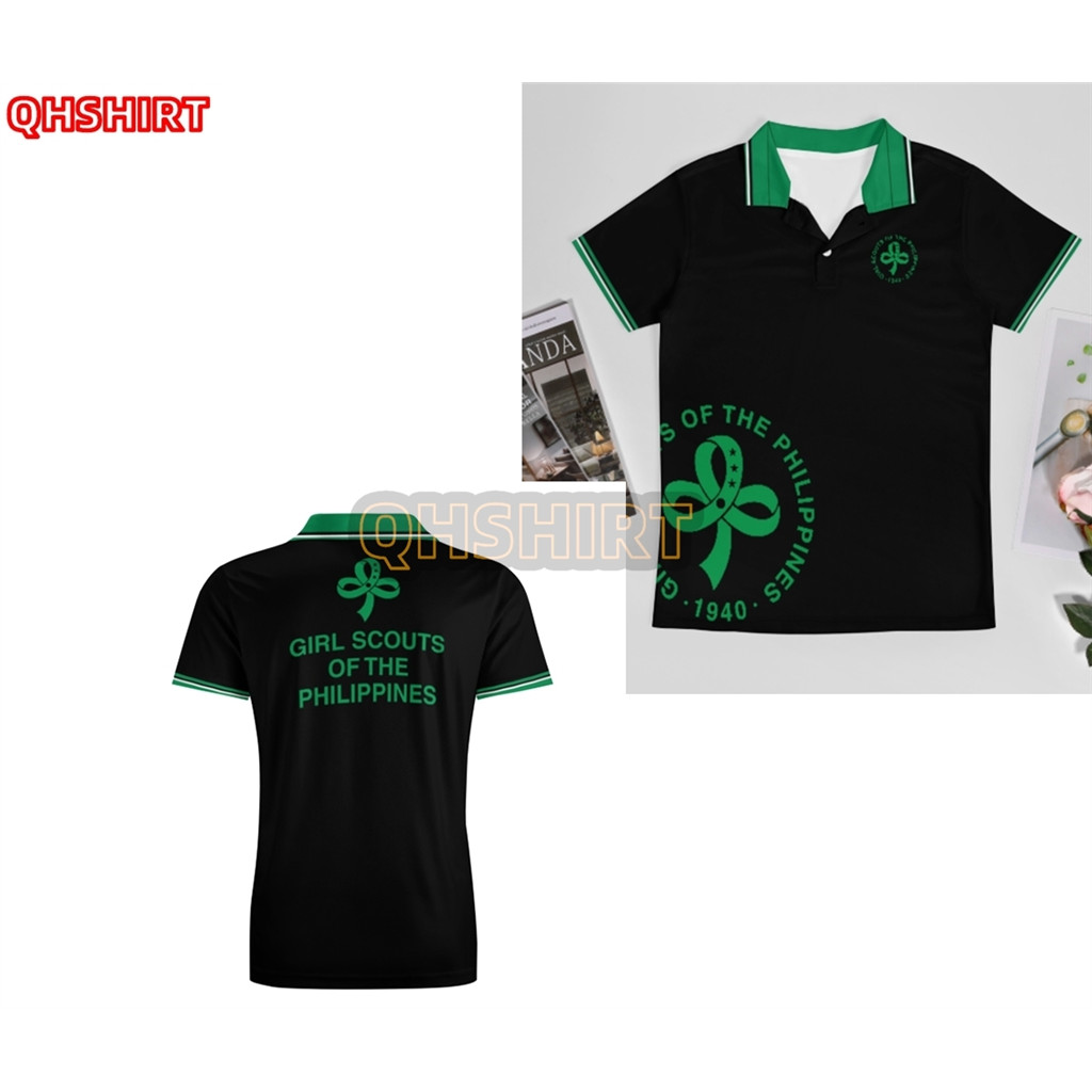 Qicipolo Girl Scout Scout of the Philippines GSP full Sublimation Shirt ...