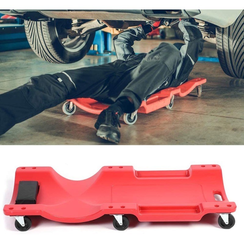 Mechanic Car Repair Creeper Lying Board 40 Inch with Led Lighting Auto ...