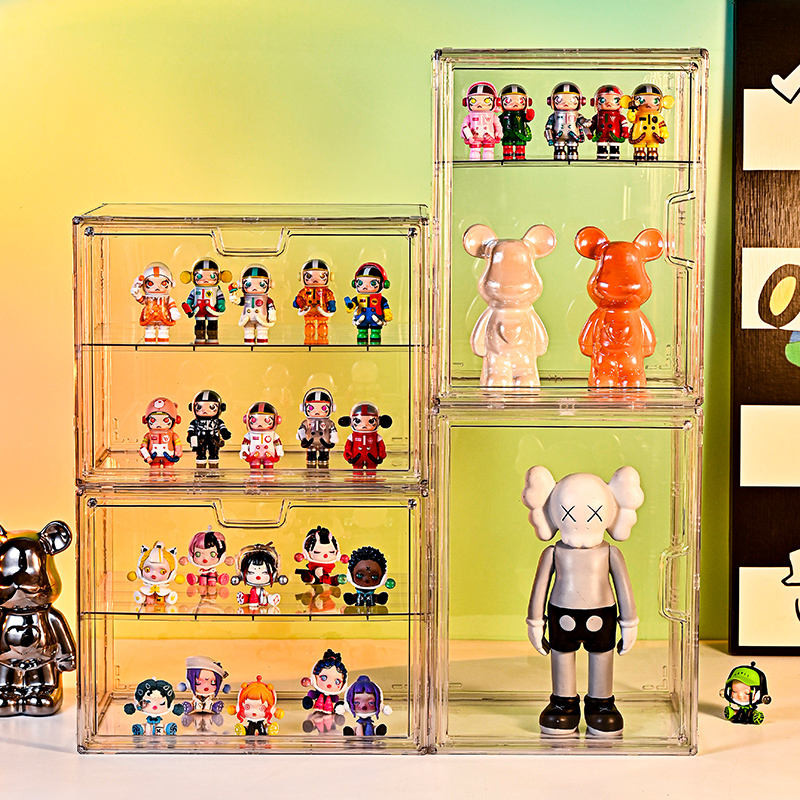Full Transparent Mystery Box Storage Box Acrylic Bubble Mart Doll ...