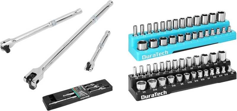 Breaker DURATECH 3-Piece Bar Set Magnetic Organizer Set, 1\/4" Drive ...
