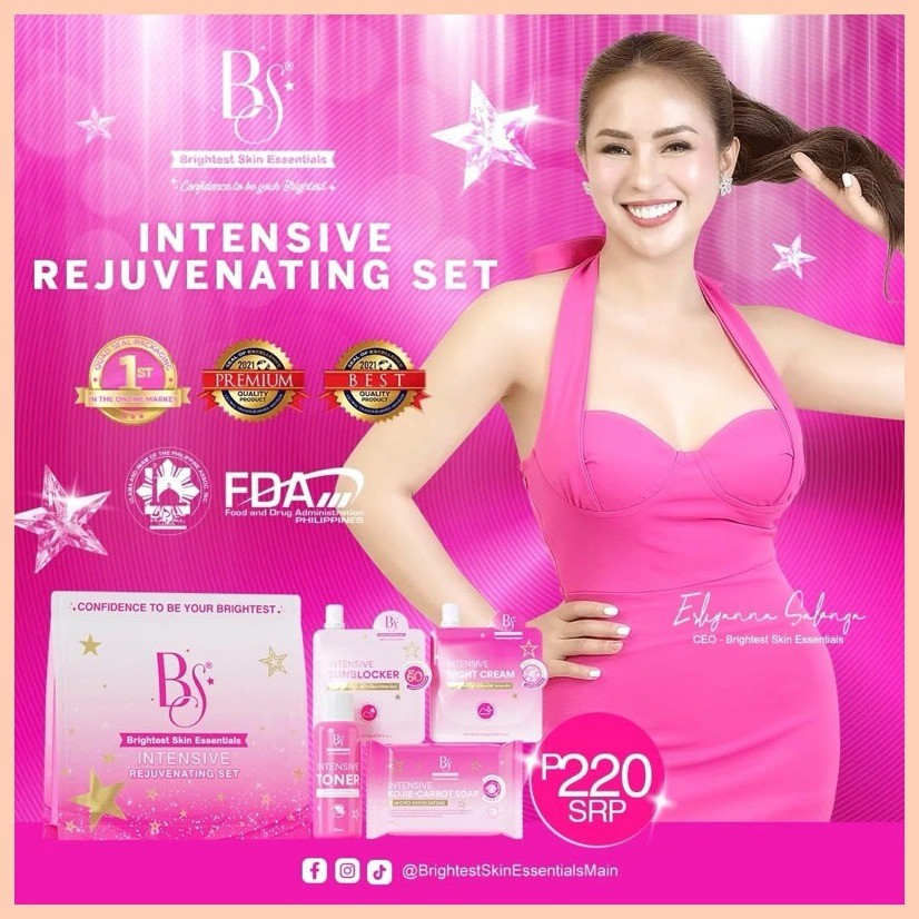 BRIGHTEST SKIN REJUVENATING SET WITH FREEBIES | Shopee Philippines