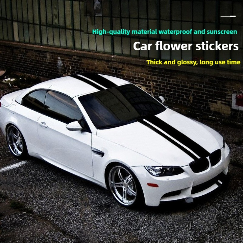 Universal Non Fading Car Sticker For Car Hood Bonnet Roof Tail Exterior ...